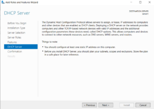 Install and Configure DHCP Server - wintelhive.com